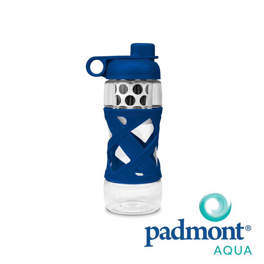 Botella para Agua Azul Marino Aquasana con Filtro – Padmont Aqua