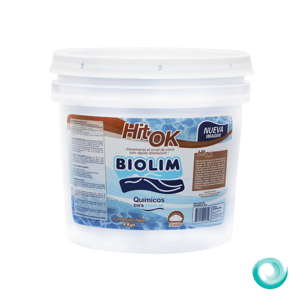 BIOLIM HIT OK | Eleva rápidamente los niveles de cloro residual en su ...